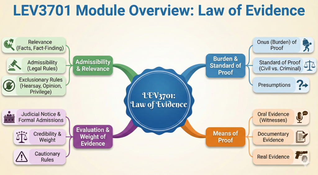 How to Pass LEV3701: Law of Evidence (2025 Guide) - Dalosha Academy